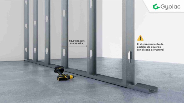 Instalación de paredes interiores con placas Gyplac - A la Obra Maestros