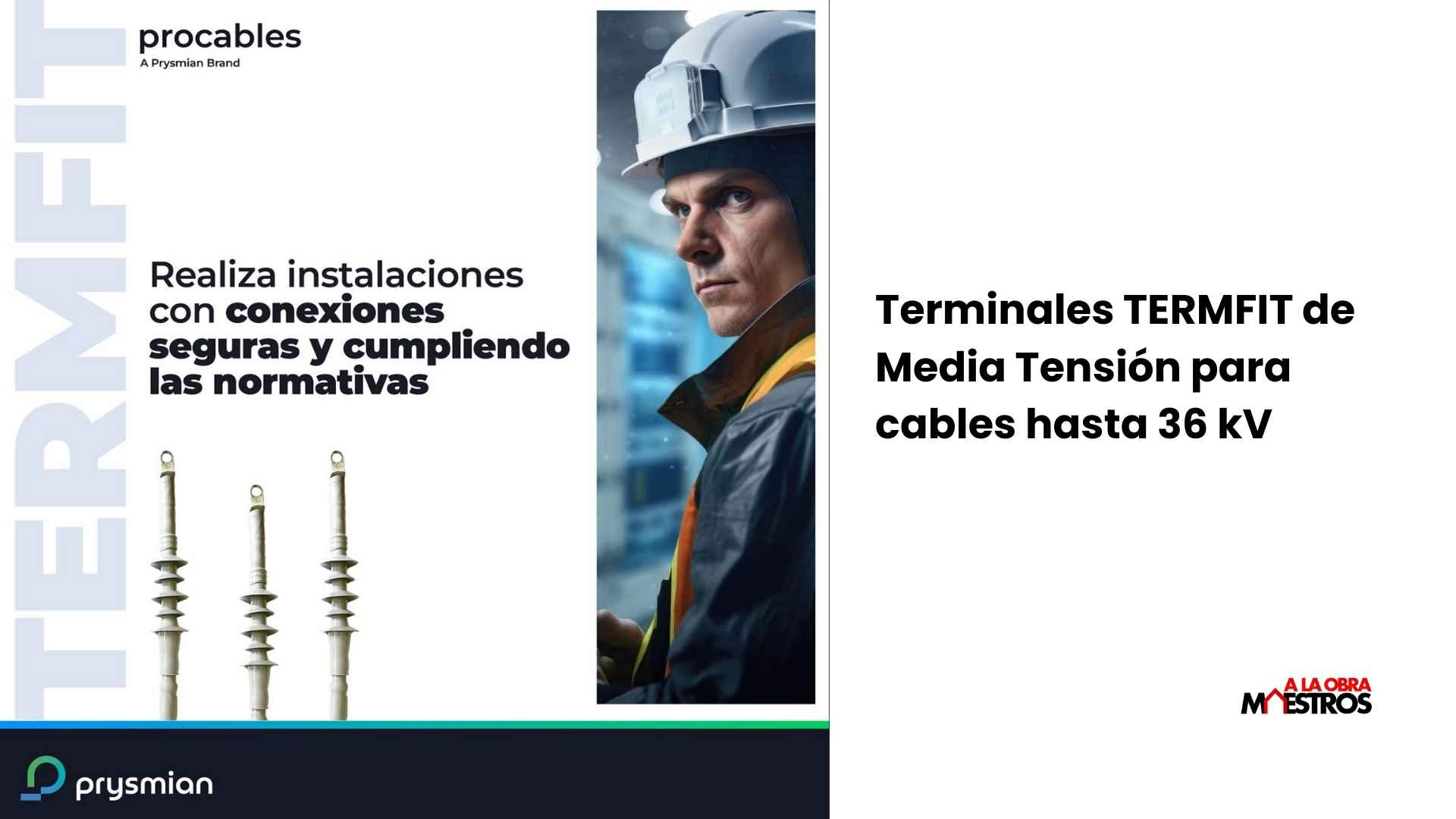 Terminales TERMFIT de Media Tensión para cables hasta 36 kV - A la Obra ...